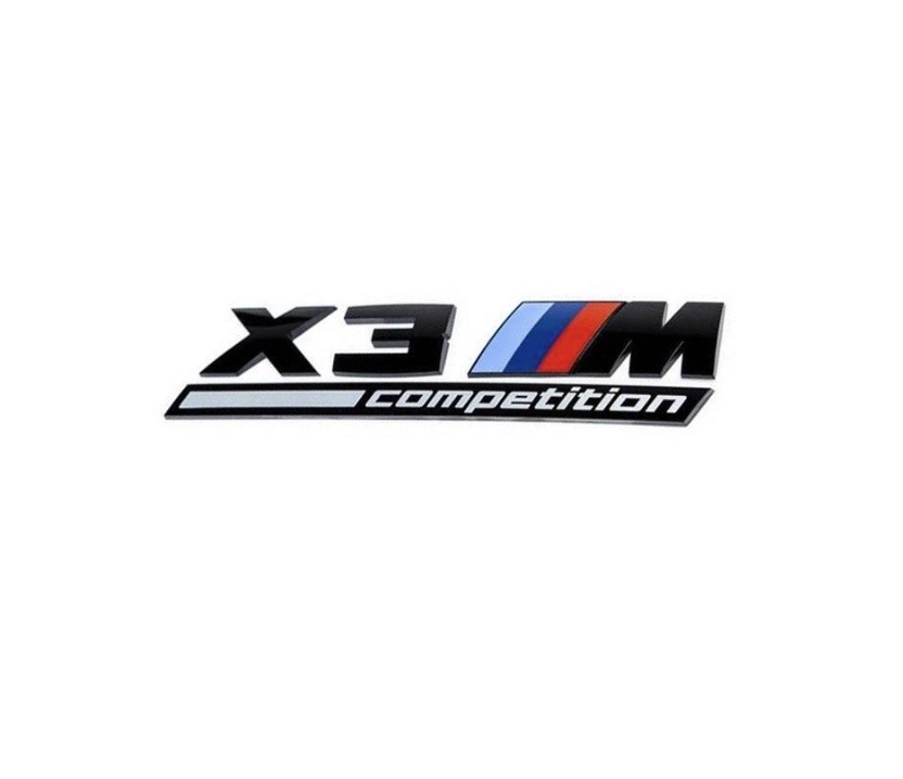 Logo BMW X3M Competition Màu Đen Chính Hãng Trên Cốp Xe - Phi Phi ...