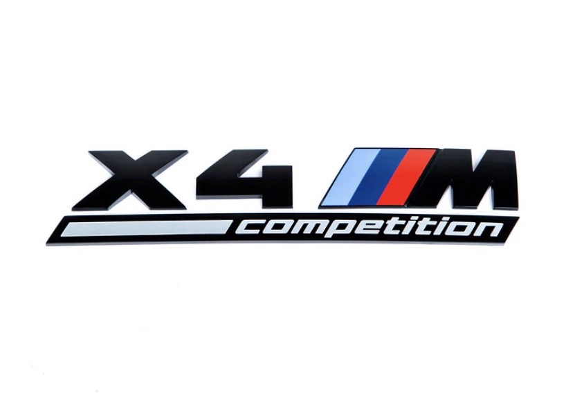 Logo BMW X4M Competition Màu Đen Chính Hãng Trên Cốp Xe - Phi Phi ...